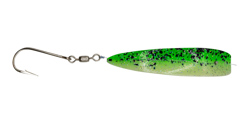 #204 Green Splatter Glow – Superfly Flies