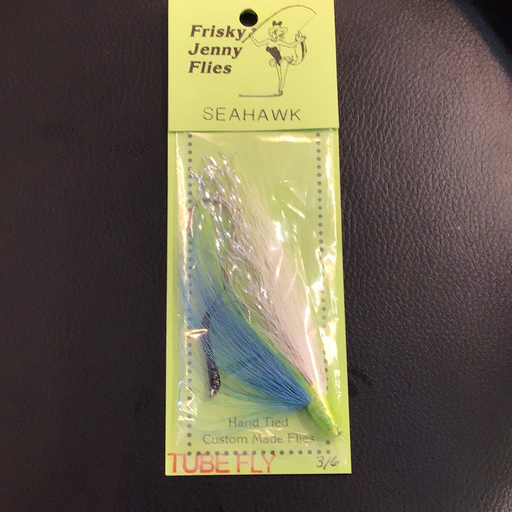 Frisky Jenny Seahawk (tube fly) – Superfly Flies